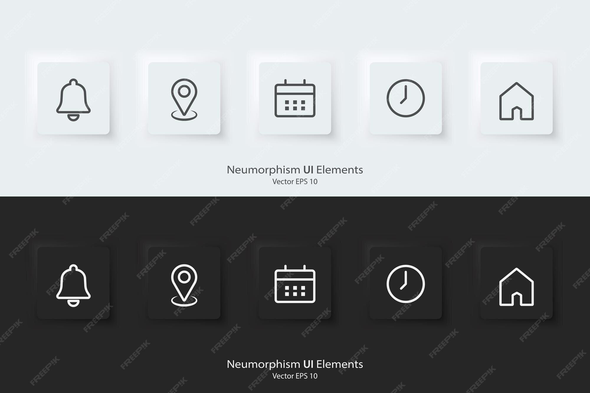 Premium Vector | Notification location date time and address icon Line icon A set of square ...