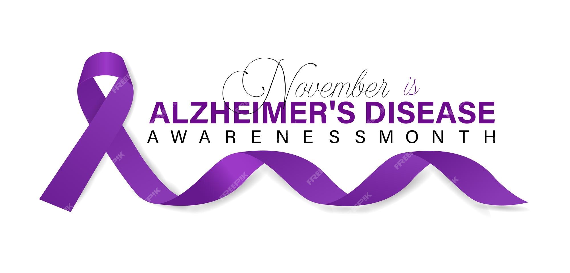 Premium Vector November Is National Alzheimers Disease Awareness