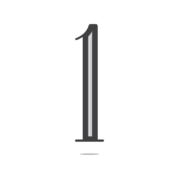 Premium Vector | Number 1 design. number one icon vector illustration. Premium Vector | Number 1 design. number one icon vector illustration.