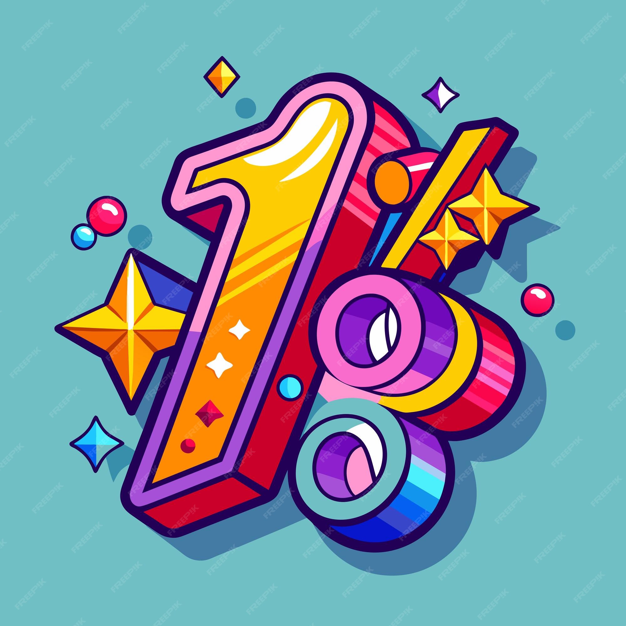 Premium Vector | Number 1 Number One Premium Vector | Number 1 Number One