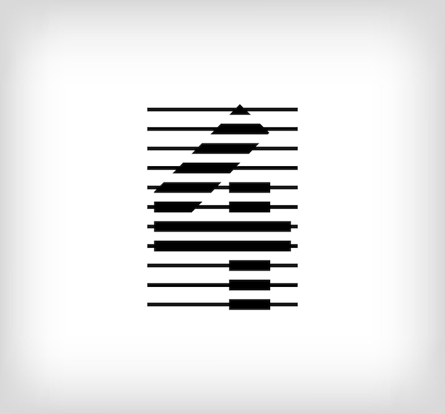Premium Vector | Number 4 scan line logo icon design vector ... Premium Vector | Number 4 scan line logo icon design vector ...