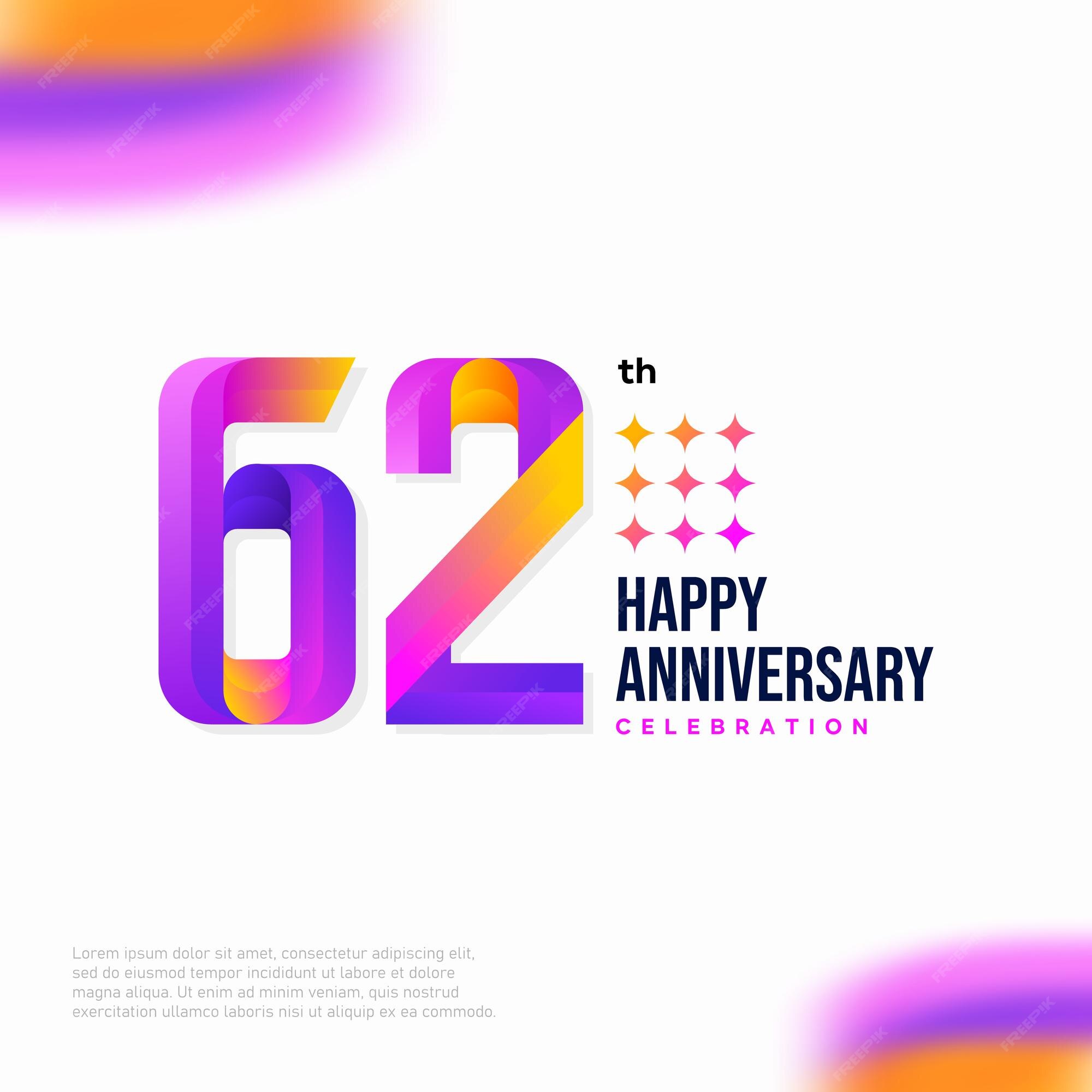 Premium Vector | Number 62 logo icon design, 62 years birthday logo ... Premium Vector | Number 62 logo icon design, 62 years birthday logo ...