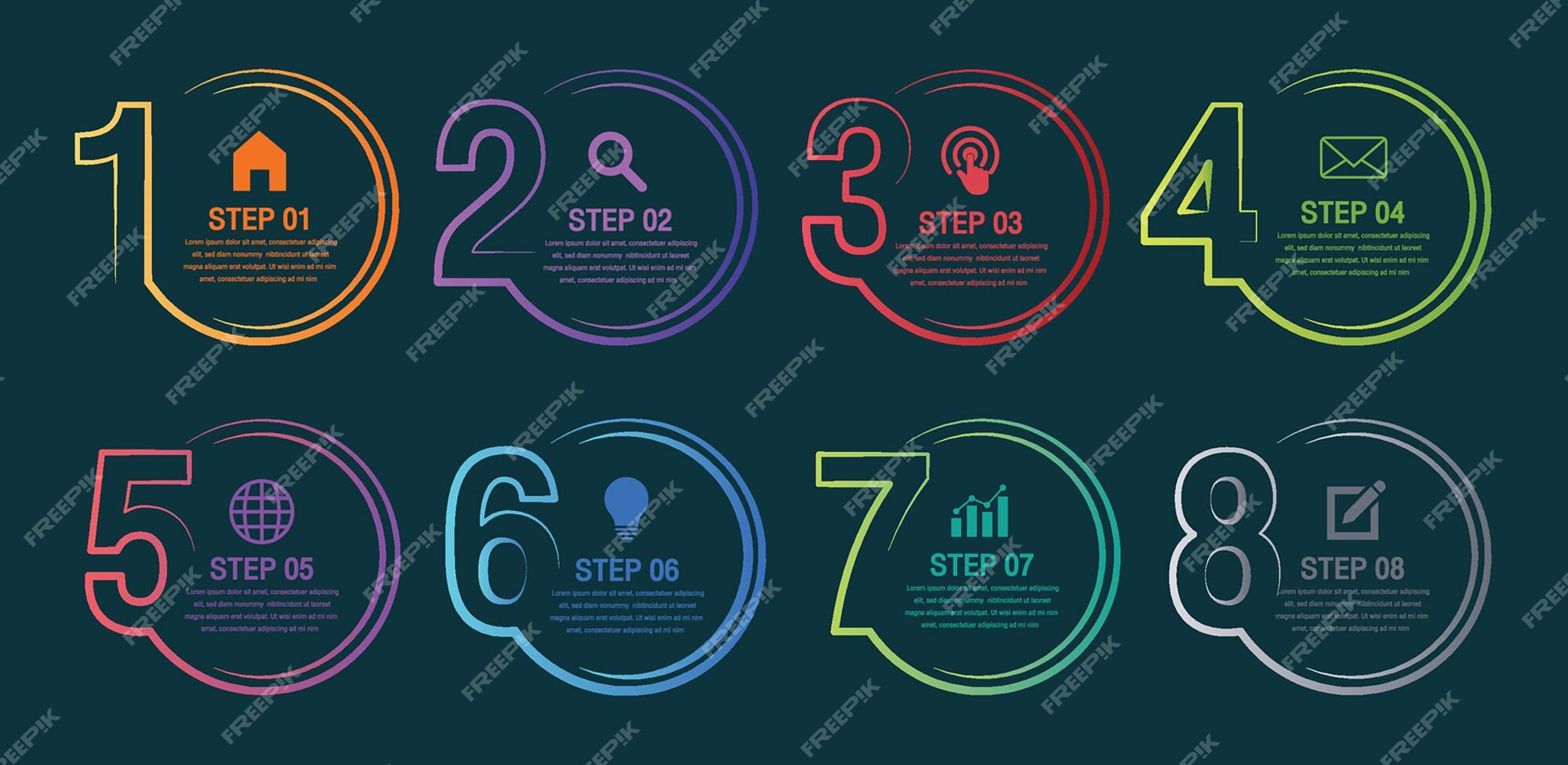 Premium Vector Number