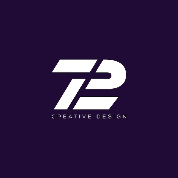 Premium Vector | Numeric 72 logo Premium Vector | Numeric 72 logo