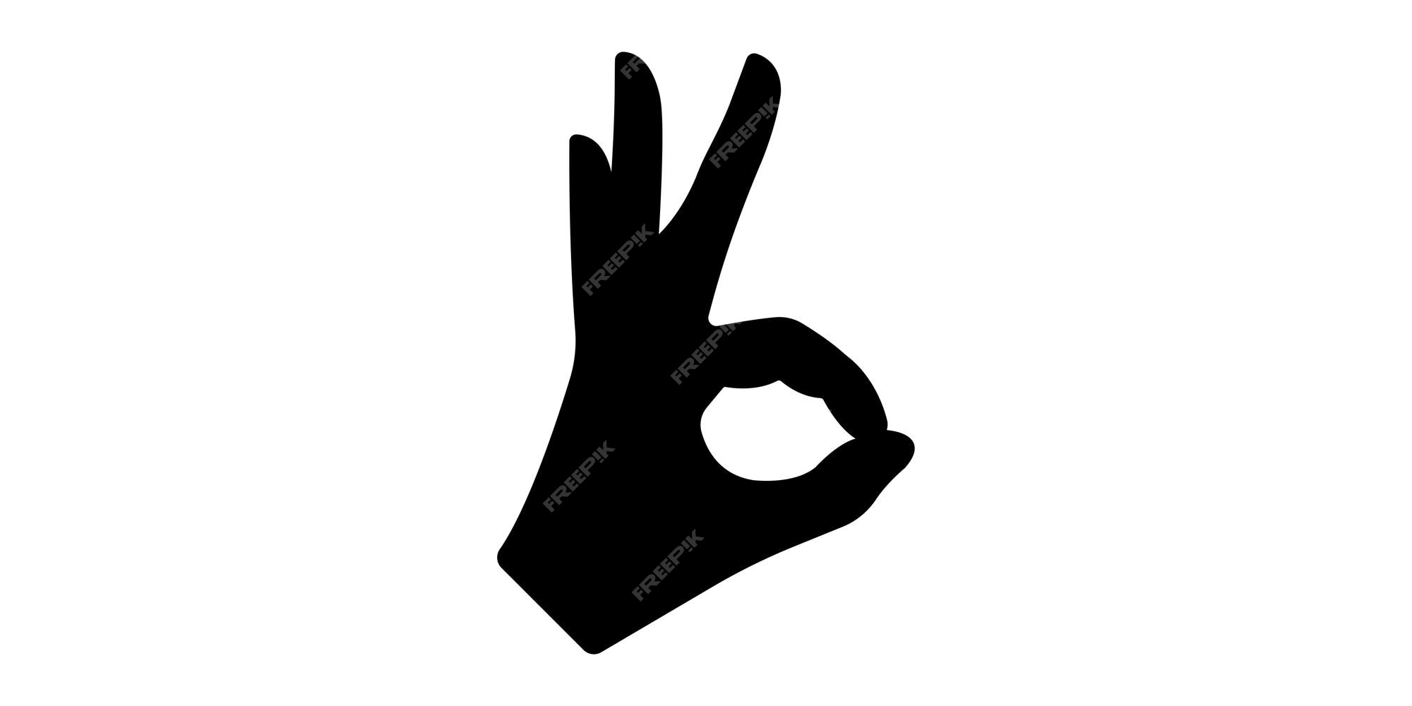 Premium Vector | OK sign. Gesture of okay. OK hand symbol. Positive ... Premium Vector | OK sign. Gesture of okay. OK hand symbol. Positive ...