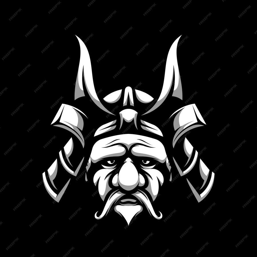 Premium Vector | Old man black and black mascot design Premium Vector | Old man black and black mascot design