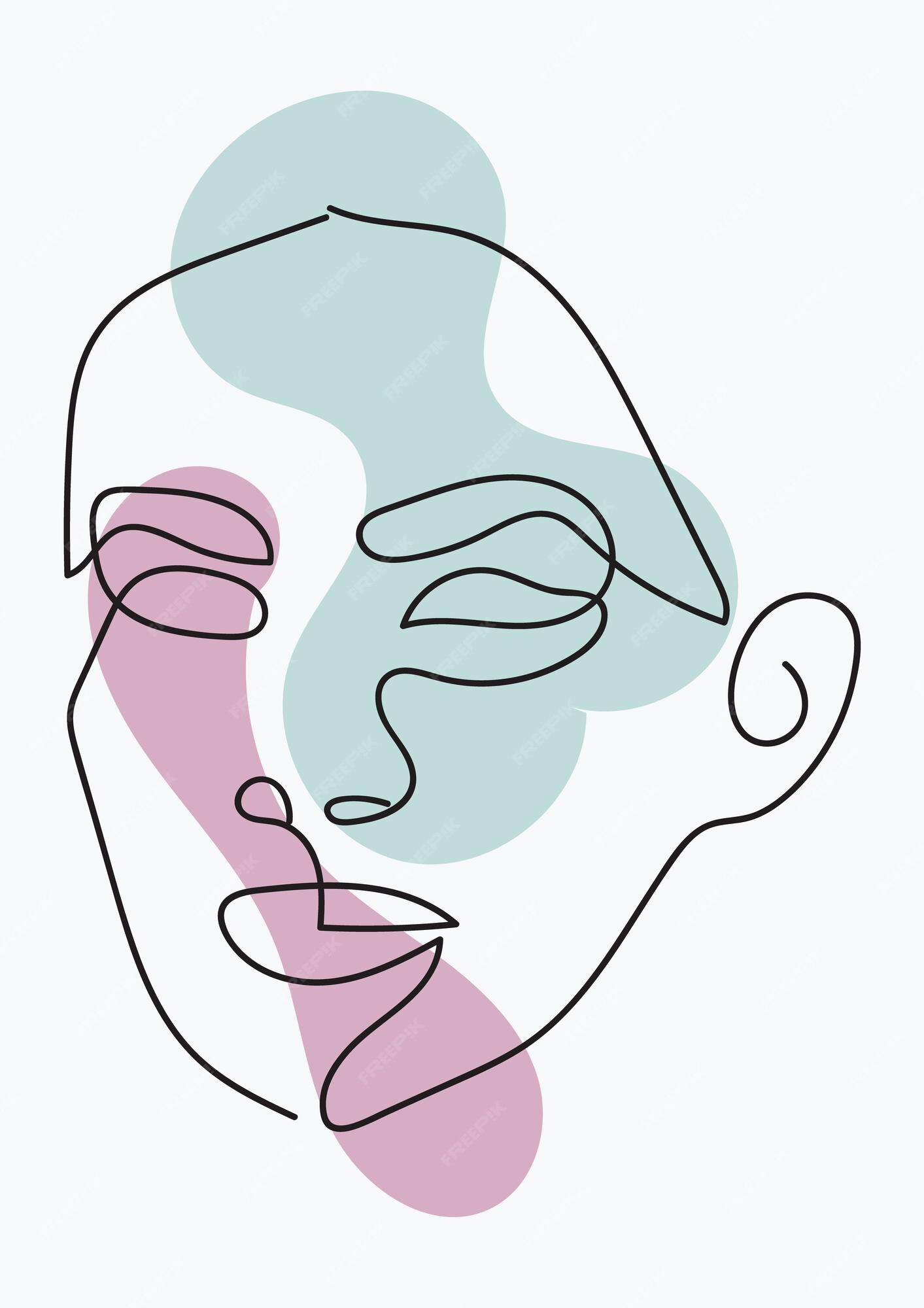 Premium Vector One Line Art Hand Drawn Illustration For Fashion