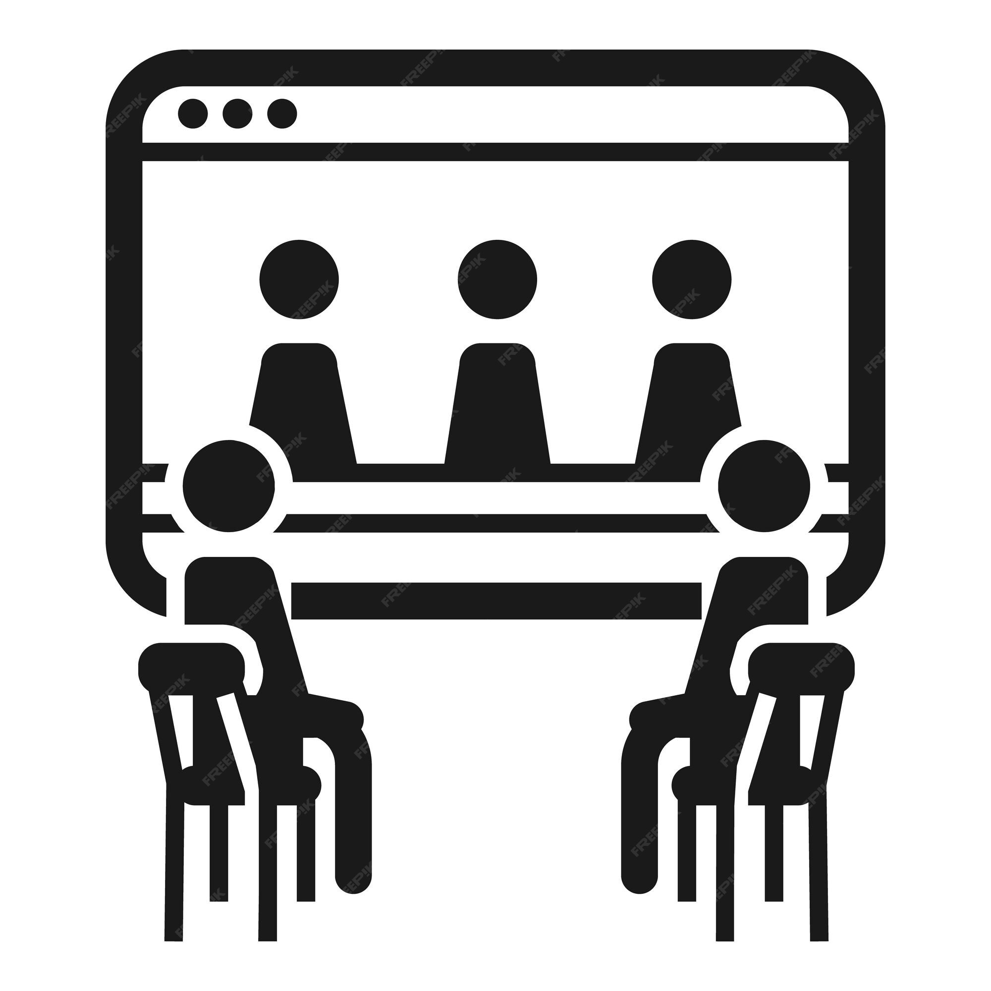 Premium Vector | Online people cohesion icon Simple illustration of ... Premium Vector | Online people cohesion icon Simple illustration of ...