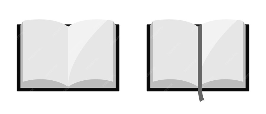 Premium Vector | Open book icon book with bookmark vector isolated Premium Vector | Open book icon book with bookmark vector isolated