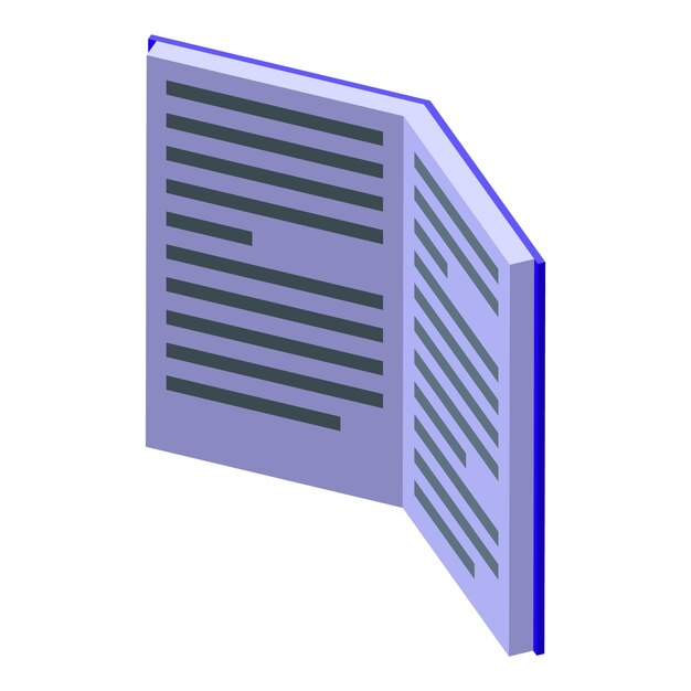 Premium Vector | Open book icon isometric of open book vector icon for ... Premium Vector | Open book icon isometric of open book vector icon for ...