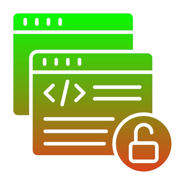 Premium Vector | Open Source Icon Premium Vector | Open Source Icon