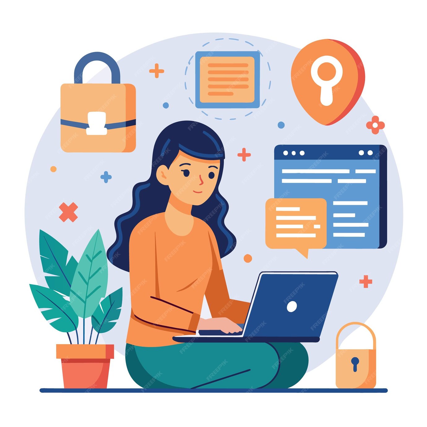 Premium Vector Open Source Programming Digital Products Include Permission To Use The