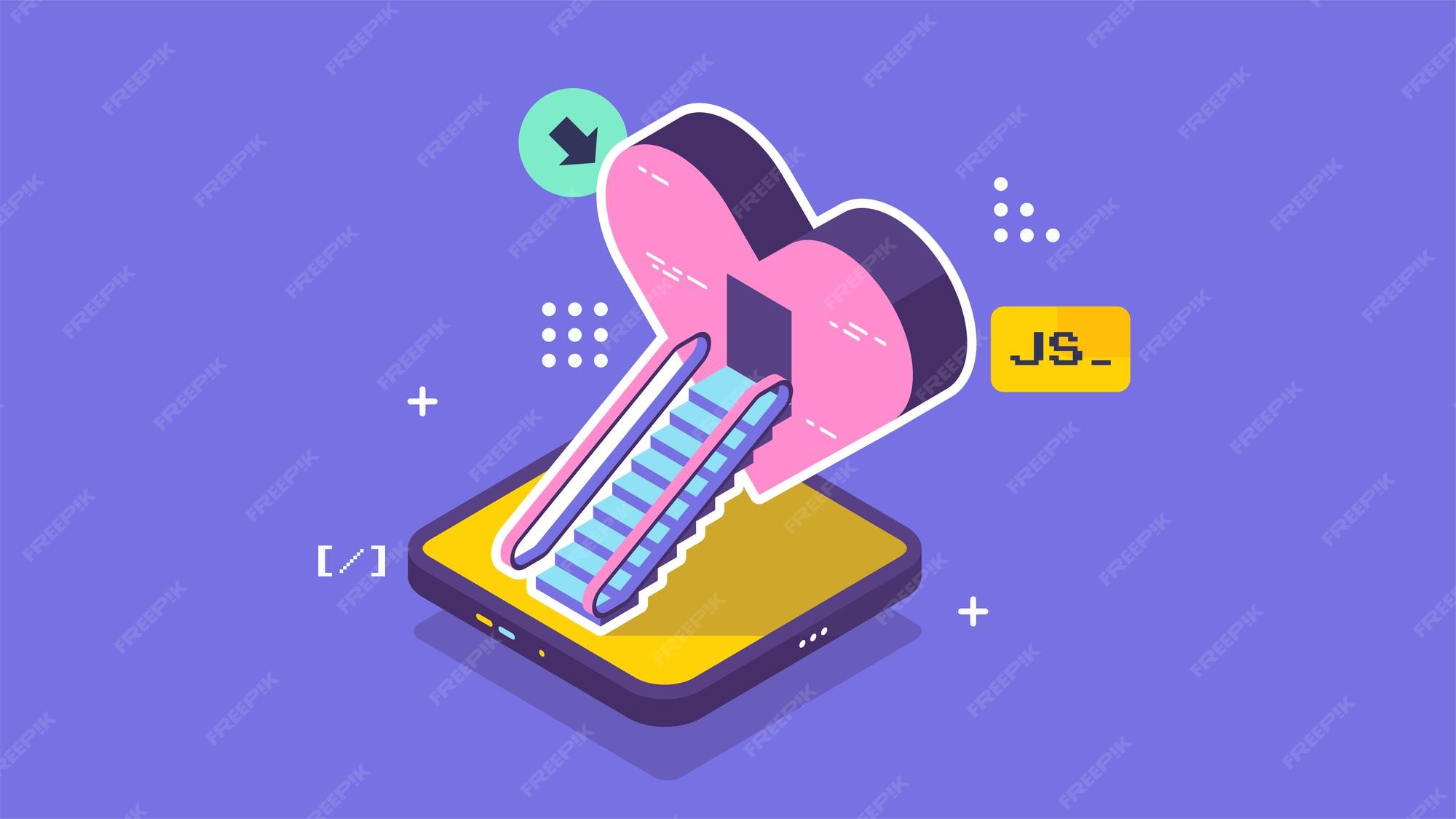 Premium Vector Open Source Vector Illustration Programming Language