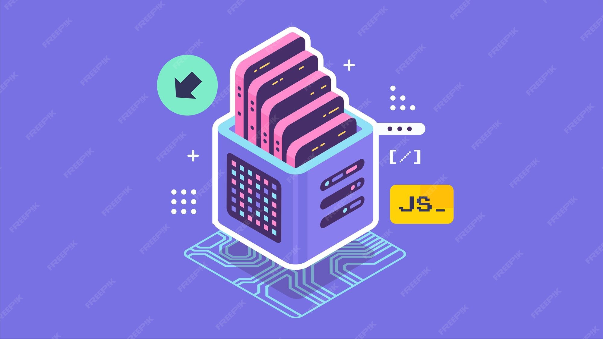 Premium Vector Open Source Vector Illustration Programming Language Concept Developer Protocol