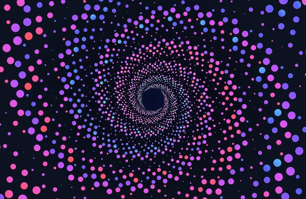 Premium Vector | Optical illusion spiral dotted background. geometric ... Premium Vector | Optical illusion spiral dotted background. geometric ...