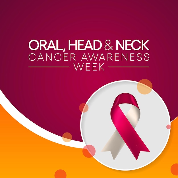 Premium Vector Oral Head And Neck Cancer Awareness Week Is Observed Every Year In April
