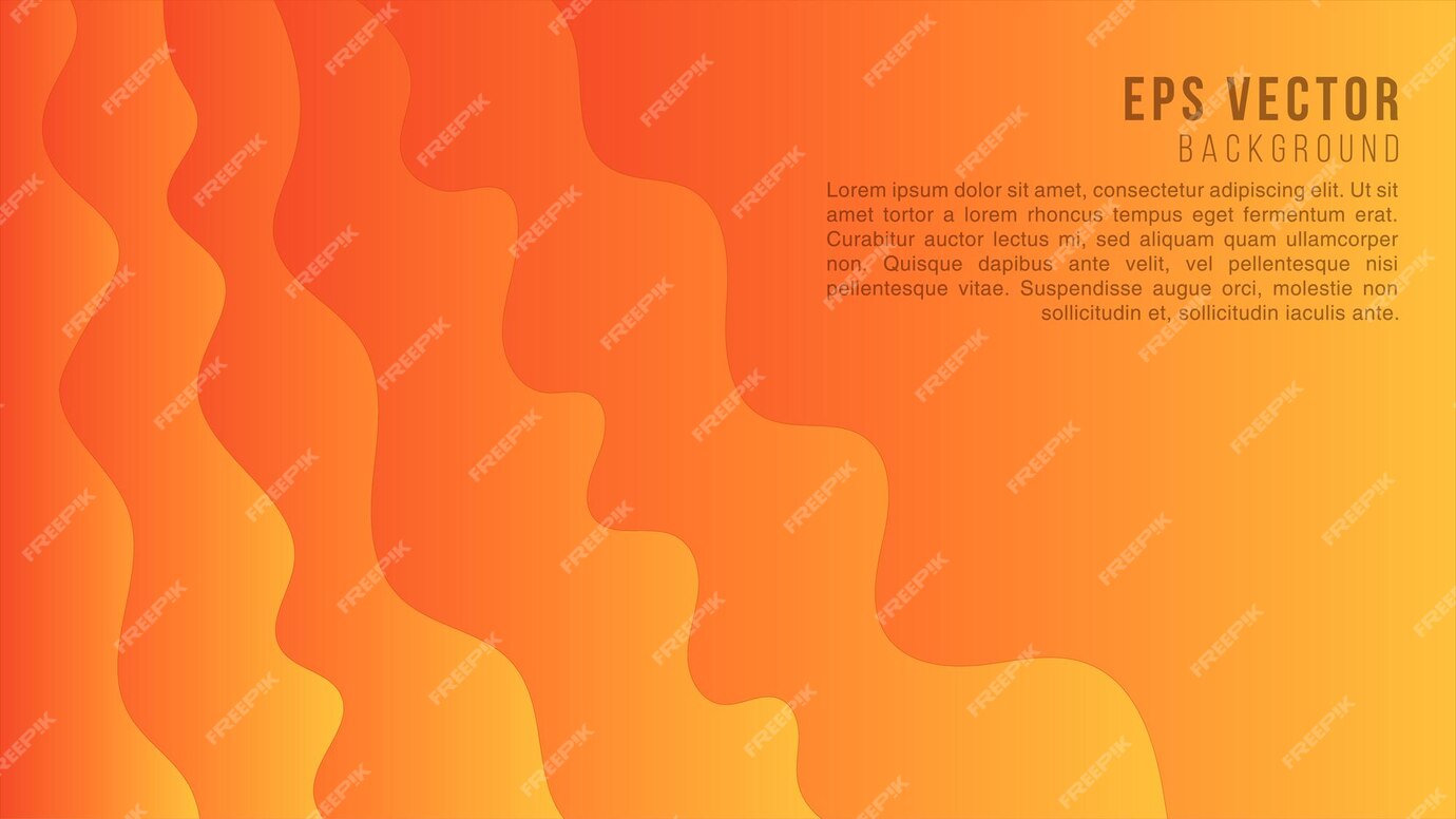 Premium Vector | Orange papercut abstract text background paper cut ... Premium Vector | Orange papercut abstract text background paper cut ...