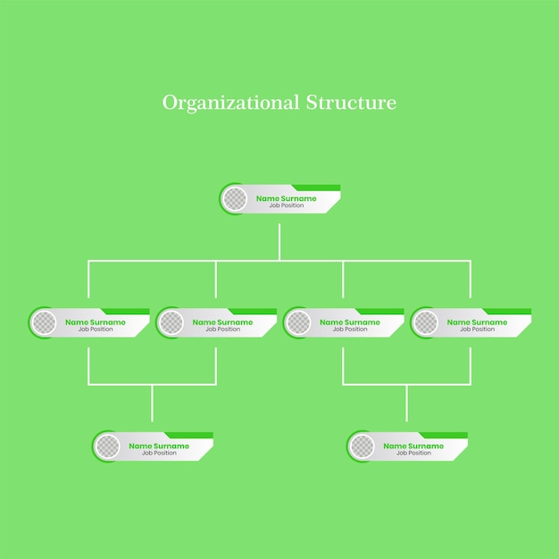 Premium Vector | Organizational structure design Premium Vector | Organizational structure design