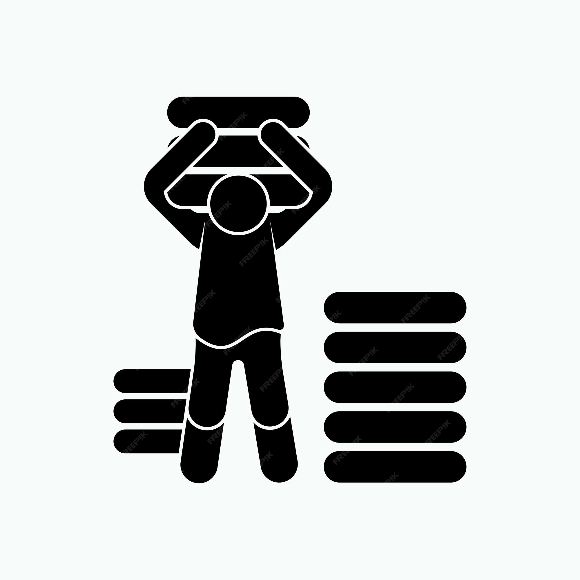 Premium Vector | Overload icon work hard workload symbol vector Premium Vector | Overload icon work hard workload symbol vector