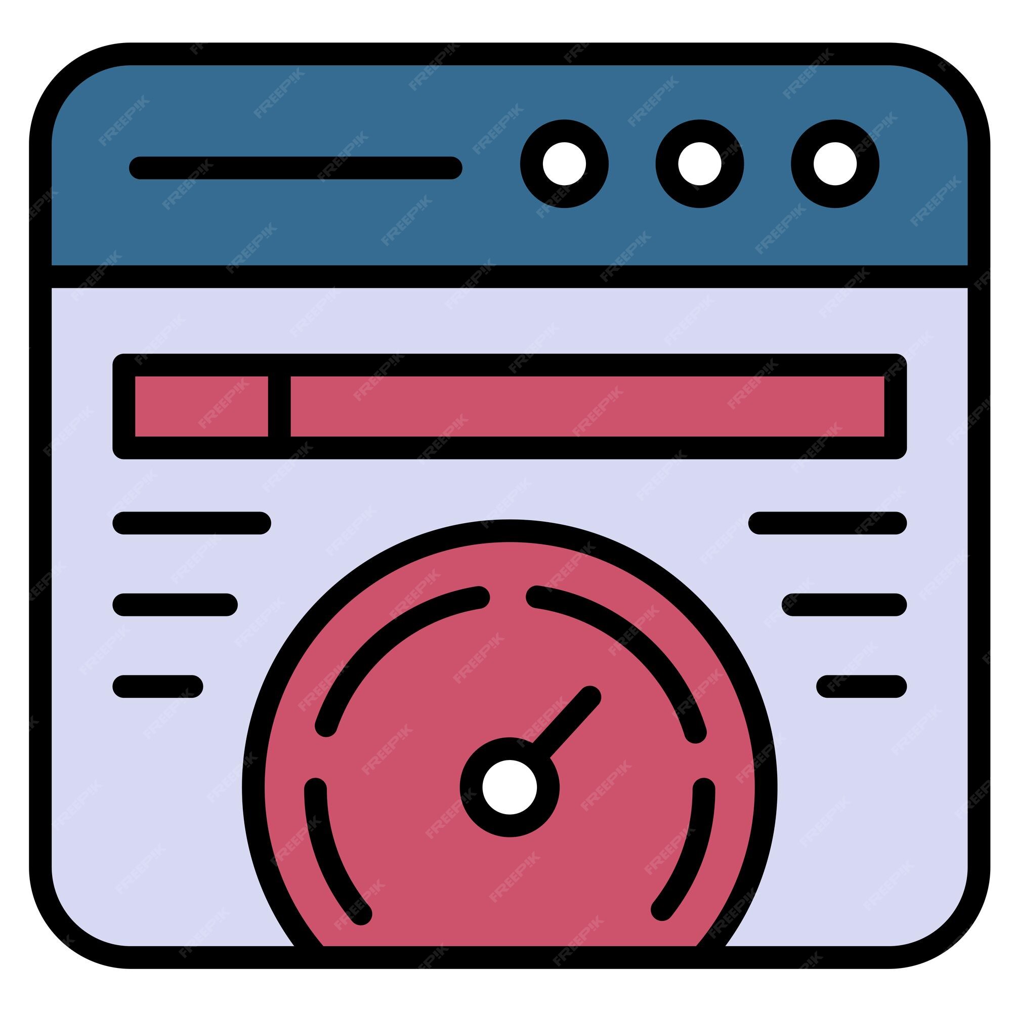 Premium Vector | Page speed optimization service concept fast loading website address url ...