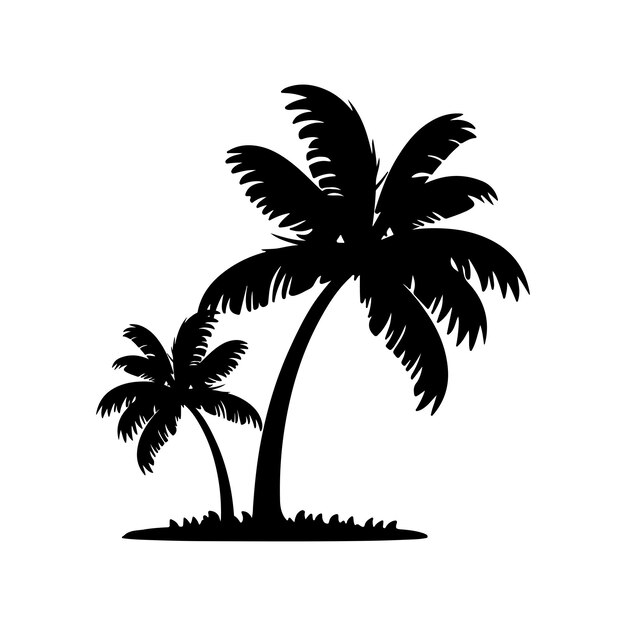 Premium Vector | Palm tree silhouette Premium Vector | Palm tree silhouette