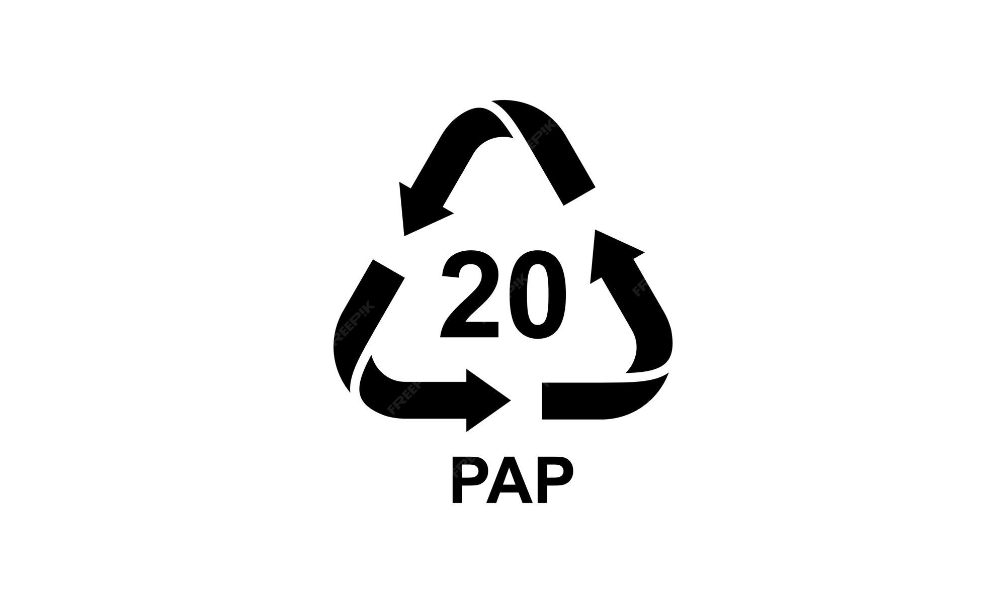 Premium Vector Paper Recycling Code Cardboard Paper For Industrial Marking Of Paper Product