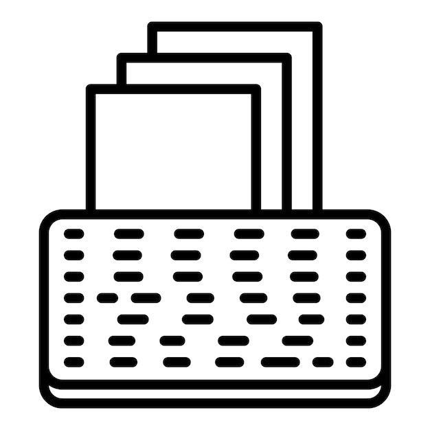 Premium Vector | Paper report icon outline paper report vector icon for ... Premium Vector | Paper report icon outline paper report vector icon for ...