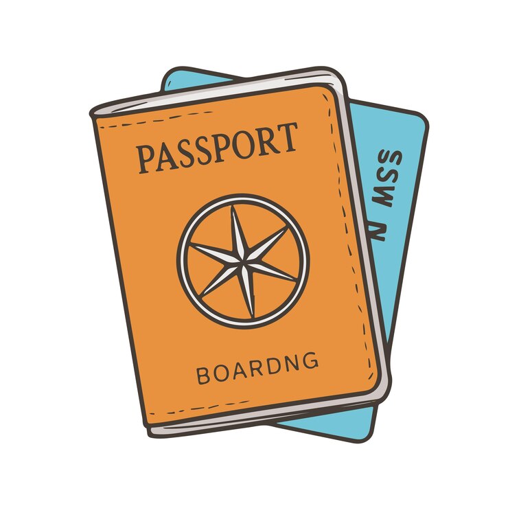 Passport Cartoon Style Vector Illustration Premium Ai Generated Vector