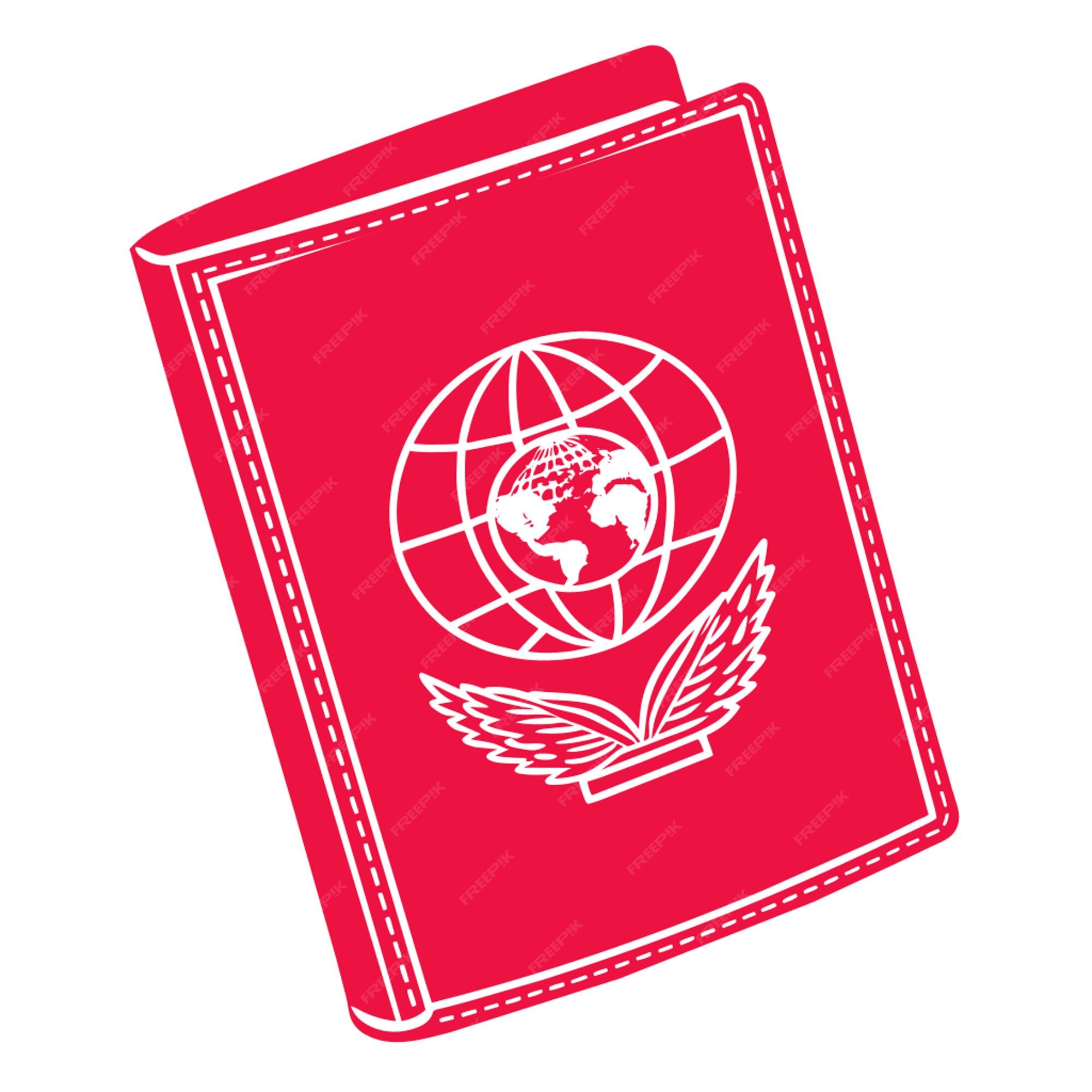 Passport Vector Illustration Linocut Premium Ai Generated Vector