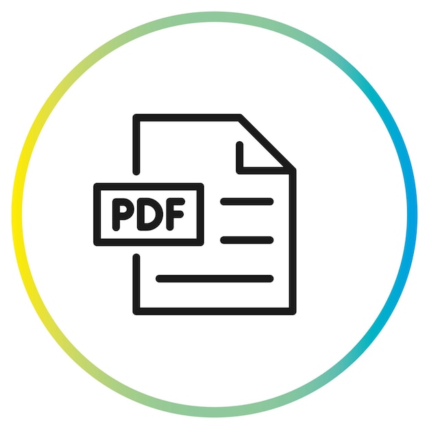 Premium Vector | Pdf icon vector Premium Vector | Pdf icon vector