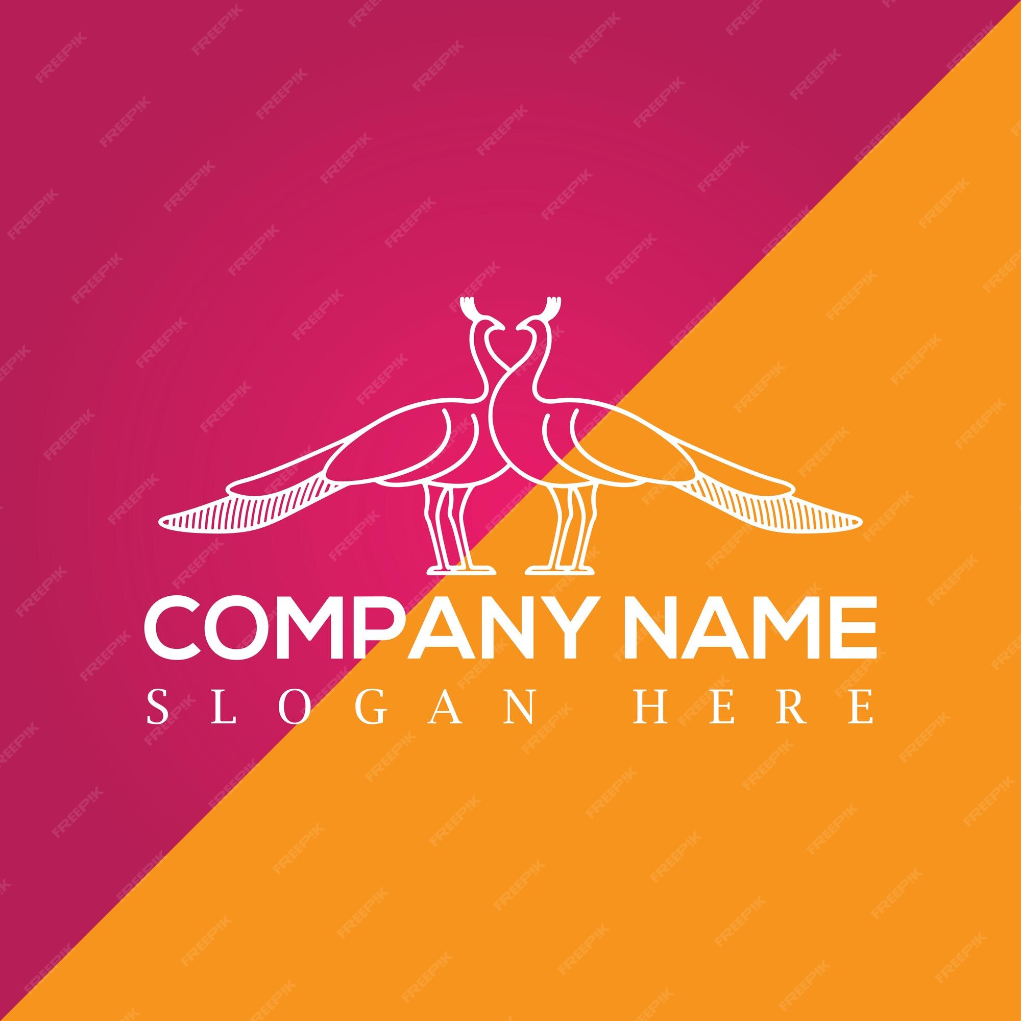 Premium Vector Peacock Logo Design Peacock Icon Logo Illustration Design Template