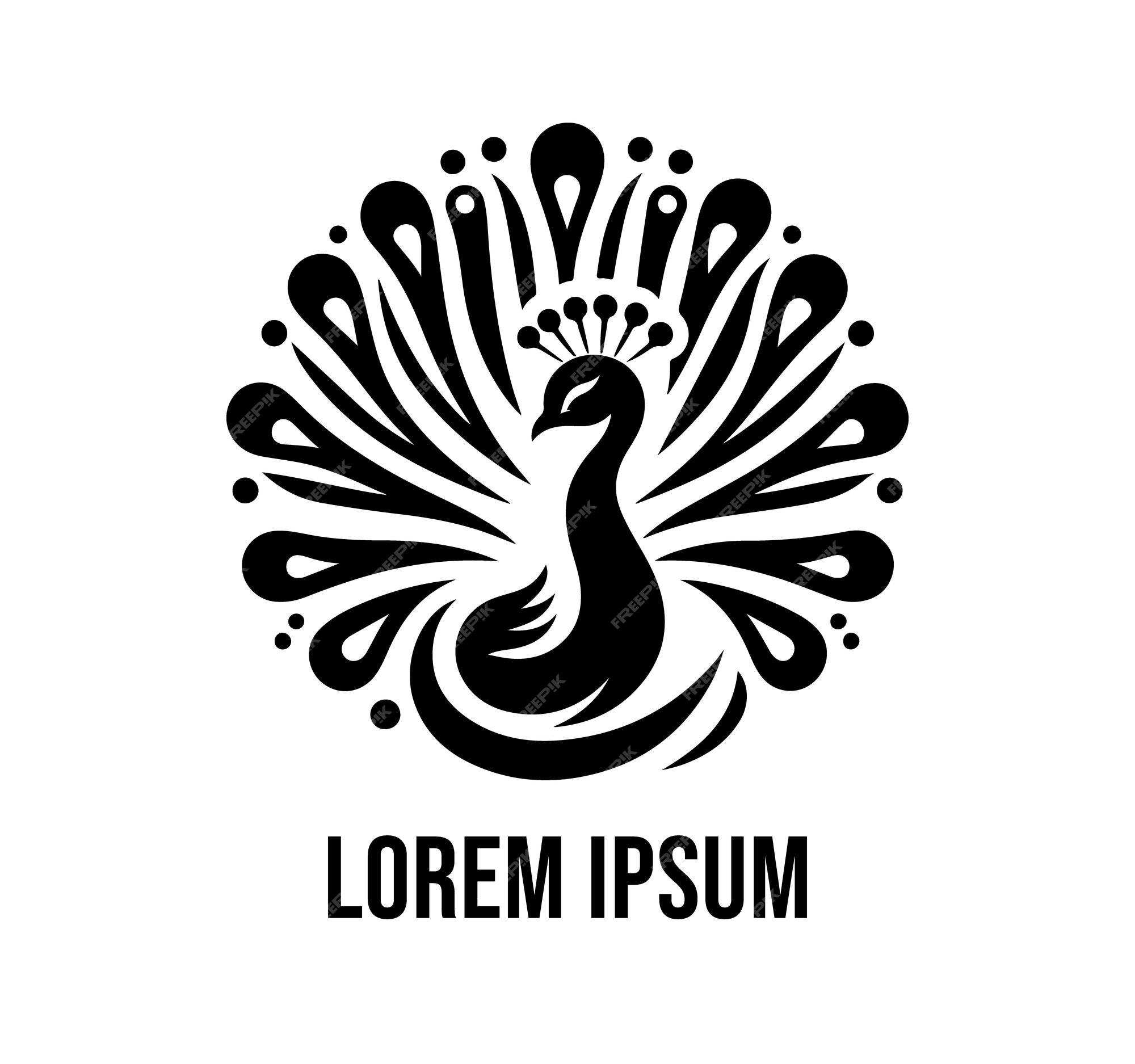 Premium Vector Peacock Logo Design