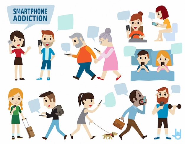 Premium Vector | People character cartoon Premium Vector | People character cartoon
