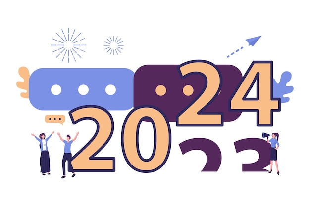 Premium Vector | People get ready for new year new year celebration ... Premium Vector | People get ready for new year new year celebration ...