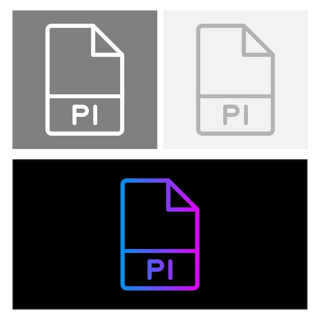 Premium Vector Perl Document Files Extension File Type Gradient Programming Icons Vector