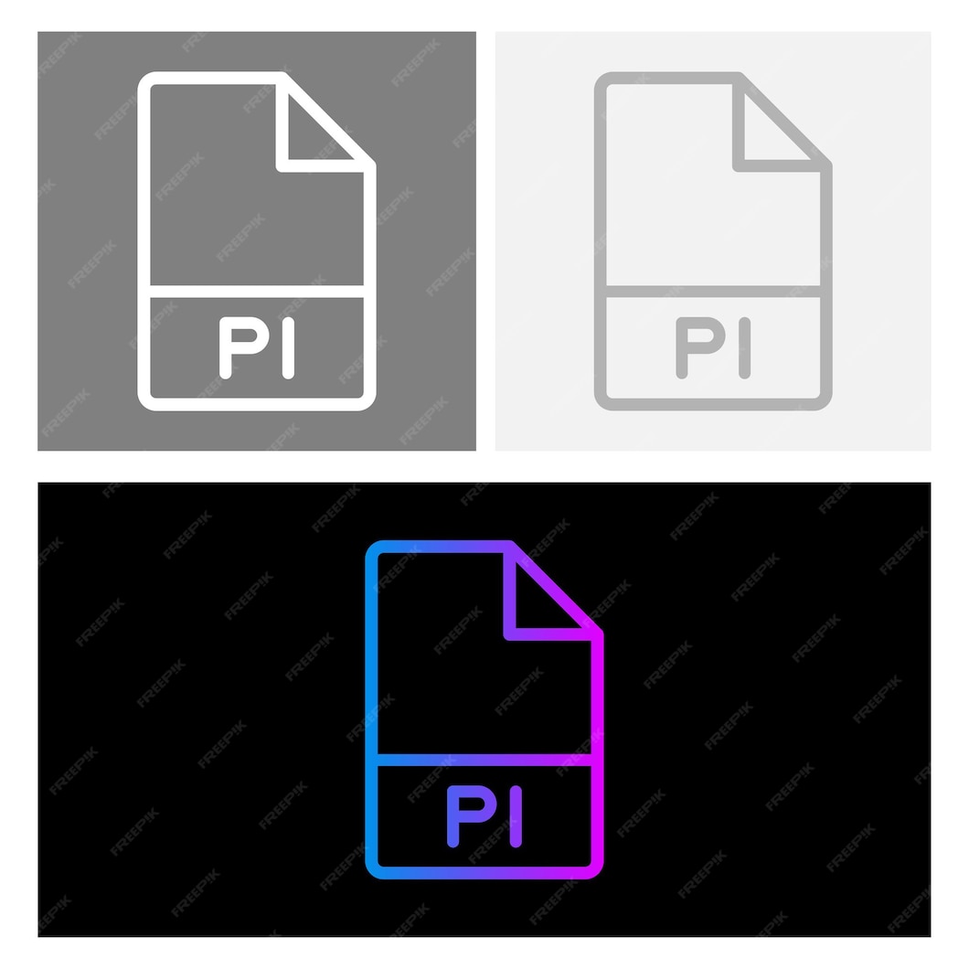 Premium Vector | Perl document files extension file type gradient ...