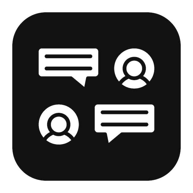 Premium Vector | Person Chatting Vector Illustration Premium Vector | Person Chatting Vector Illustration