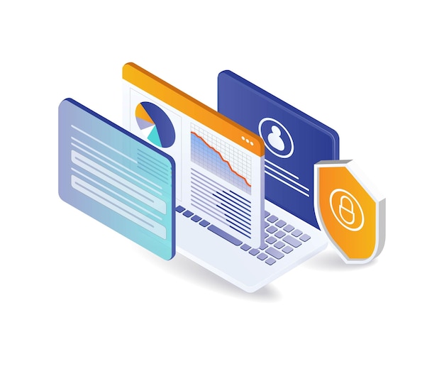 Premium Vector | Personal business development analysis data Premium Vector | Personal business development analysis data
