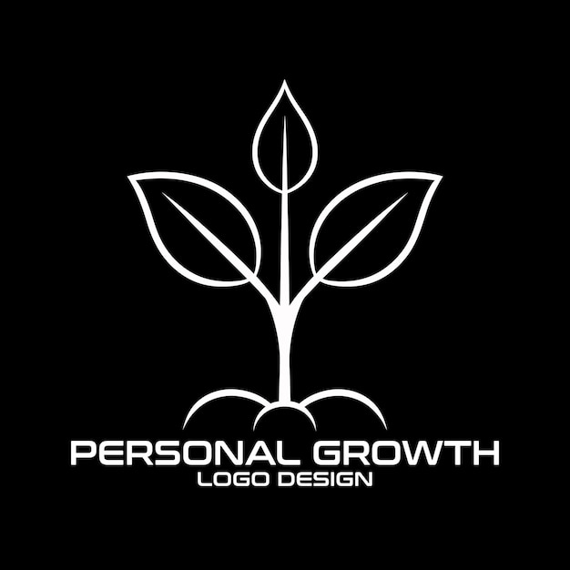 Personal Growth Vector Logo Design | Premium AI-generated vector Personal Growth Vector Logo Design | Premium AI-generated vector