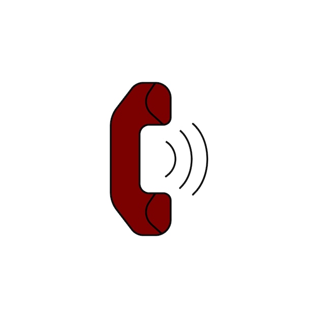 Premium Vector | Phone call vector type icon Premium Vector | Phone call vector type icon