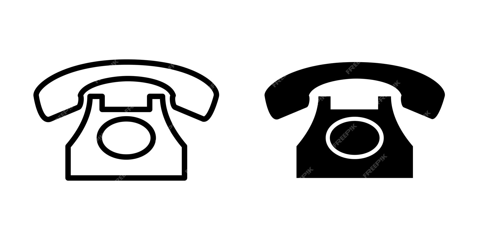 Premium Vector Phone Icon