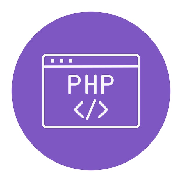 Premium Vector Php Coding Vector Illustration