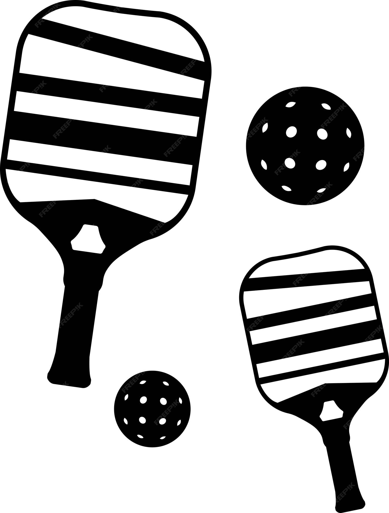 Premium Vector | Pickleball paddle Printable Vector illustration Premium Vector | Pickleball paddle Printable Vector illustration