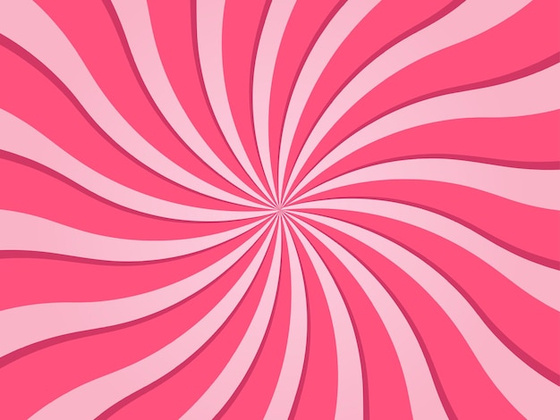 Premium Vector Pink Candy Color Sunburst Background