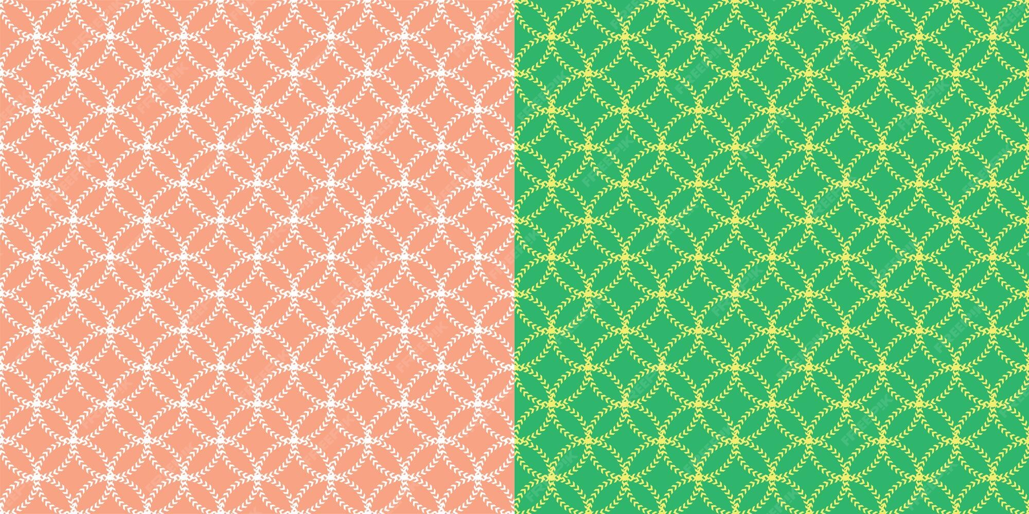 Premium Vector | Pink and green floral repeating pattern background vector Premium Vector | Pink and green floral repeating pattern background vector