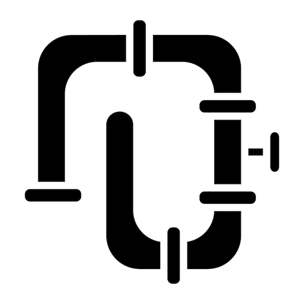 Premium Vector | Pipeline Icon Style Premium Vector | Pipeline Icon Style
