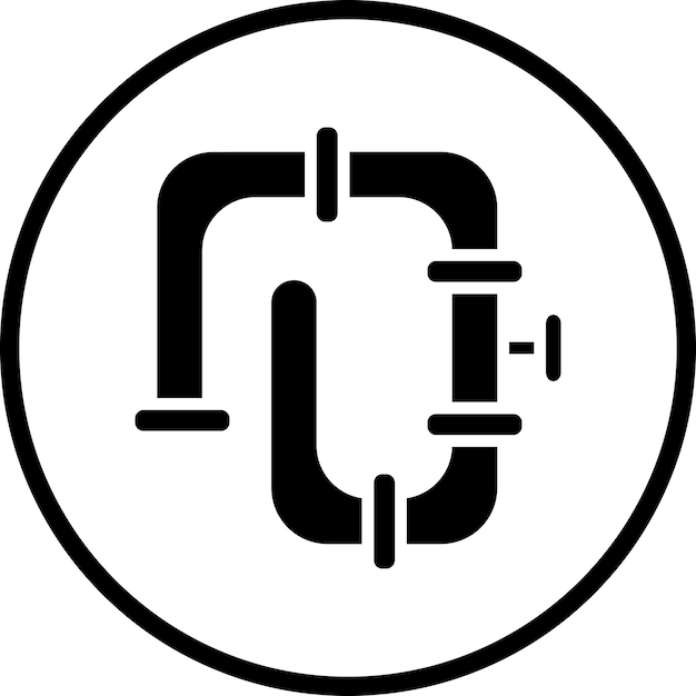 Premium Vector | Pipeline Icon Style Premium Vector | Pipeline Icon Style