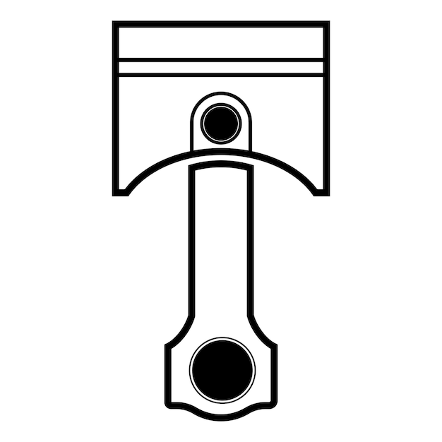 Premium Vector | Piston icon logo vector design template Premium Vector | Piston icon logo vector design template