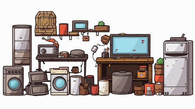 Pixel Art Cartoon Empty Junk Can Isolated | Premium AI-generated vector Pixel Art Cartoon Empty Junk Can Isolated | Premium AI-generated vector