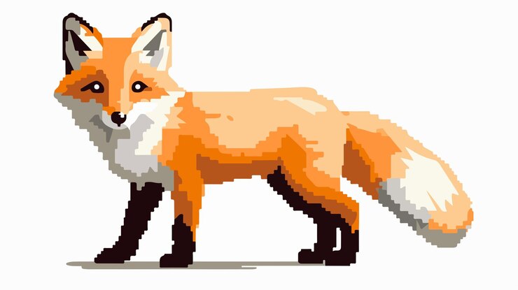 Pixel Art Fox Cartoon Vector Illustration Isolated | Premium AI ... Pixel Art Fox Cartoon Vector Illustration Isolated | Premium AI ...